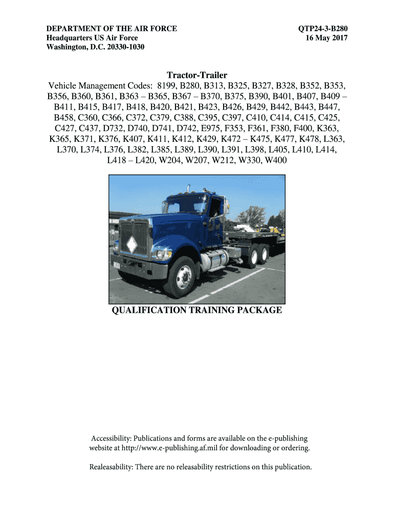 Fillable Online Vehicle Management Codes: 8199, B280, B313, B325, B327 ...