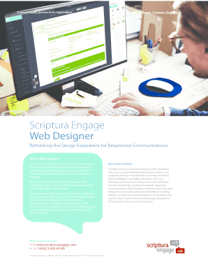 Fillable Online Scriptura Engage Web Designer Fax Email Print - pdfFiller