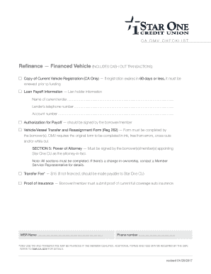Fillable Online CA DMV CHECKLIST Fax Email Print - pdfFiller