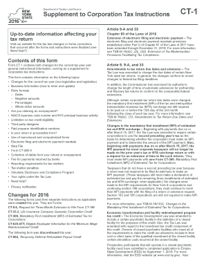 Fillable Online Form CT-1 - Department of Taxation and Finance - NY.gov ...