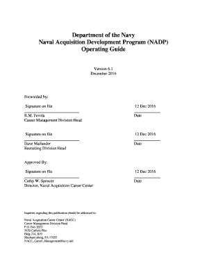Fillable Online (NADP) Operating Guide - Department of the Navy - Navy ...