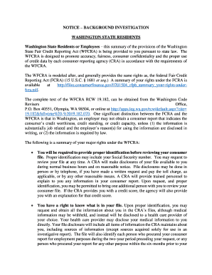 Fillable Online NOTICE BACKGROUND INVESTIGATION Fax Email Print - pdfFiller