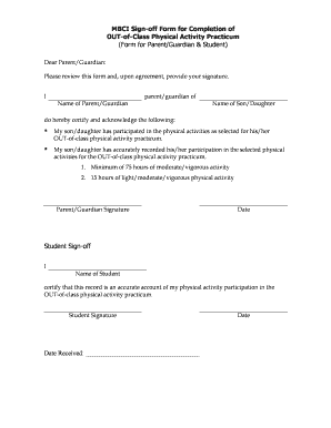 Fillable Online mbci mb MBCI Sign-off Form for Completion of OUT-of ...