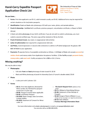 Fillable Online Passport Acceptance Facility Fax Email Print - pdfFiller