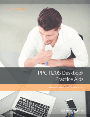 Fillable Online PPC 1120S DESKBOOK PRACTICE AIDS Fax Email Print ...