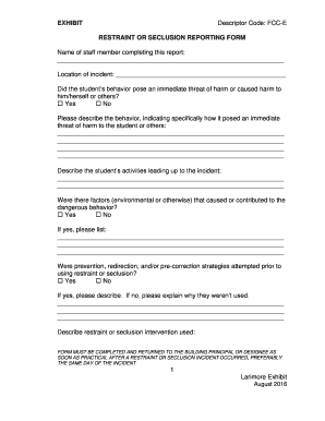 Fillable Online EXHIBIT Descriptor Code: FCC-E 1 Larimore Exhibit ...