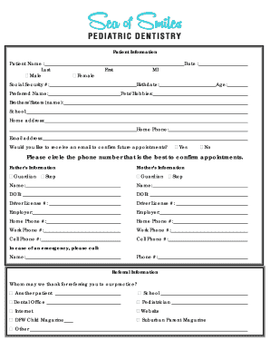 Fillable Online Please circle the phone number that is the best to ...