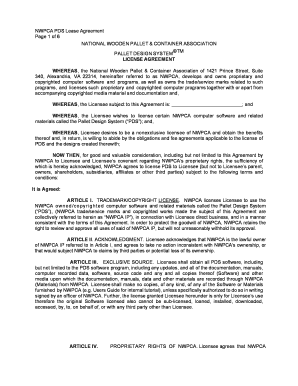 Fillable Online NWPCA PDS Lease Agreement - National Wooden Pallet and ...