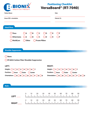 Fillable Online Positioning Sheet Fax Email Print - pdfFiller