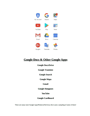 Fillable Online Google Docs & Other Google Apps Fax Email Print - pdfFiller