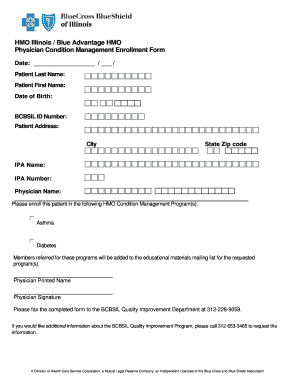 Fillable Online Physician Referral Form - Blue Cross and Blue Shield of ...