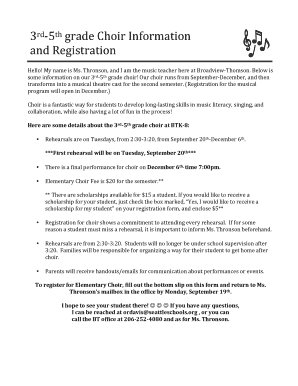 Fillable Online Elem Choir Registration Form-1.docx Fax Email Print ...