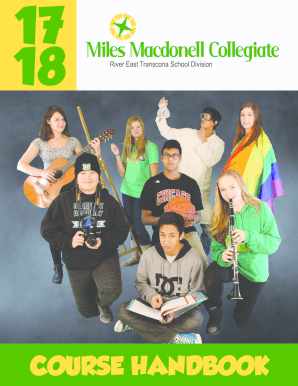 Fillable Online Miles Macdonell Collegiate Mission Statement Fax Email ...