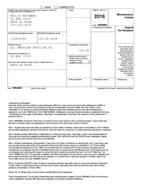 Fillable Online 1099-Misc - Medlin Software Fax Email Print - pdfFiller
