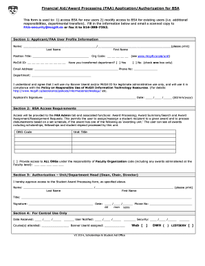 Fillable Online Banner Student Information System Authorization ...