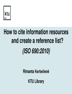 Fillable Online How to cite information resources Fax Email Print - pdfFiller