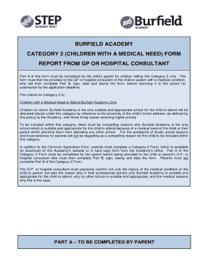 Fillable Online Category 2 Medical Need Form v3 14 12 16. Category 2 ...