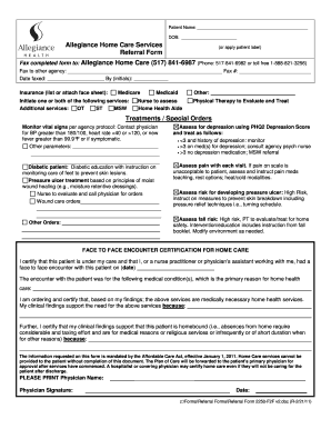 Fillable Online Referral Form 2250-F2F v2 Fax Email Print - pdfFiller