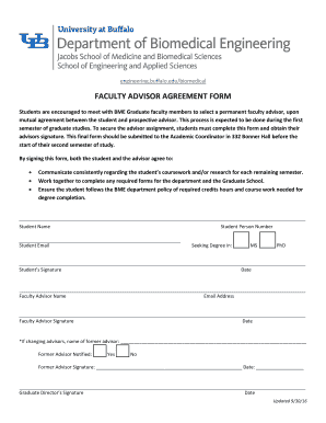 Fillable Online engineering buffalo Graduate Forms - Department of Biomedical Engineering ...
