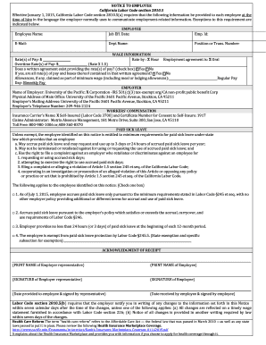 Fillable Online California Labor Code section 2810 Fax Email Print ...
