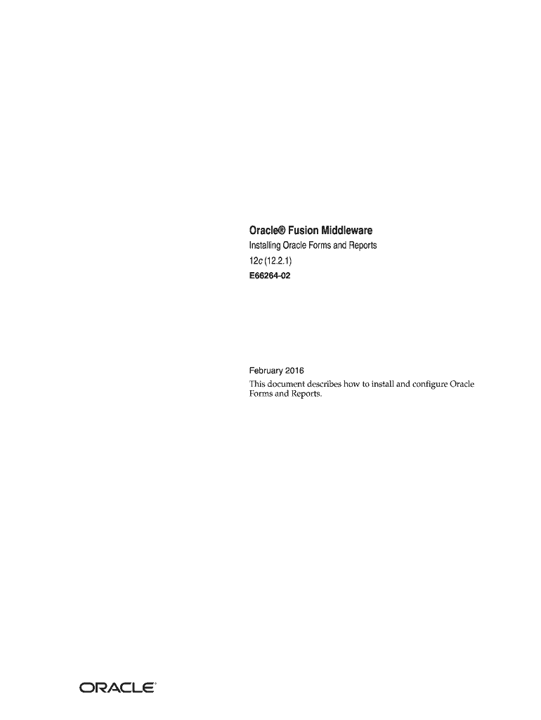Fillable Online Installing Oracle Forms and Reports Fax Email Print ... Fillable Online Installing Oracle Forms and Reports Fax Email Print ...