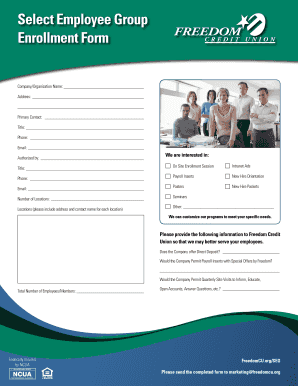Fillable Online Select Employee Group Fax Email Print - pdfFiller