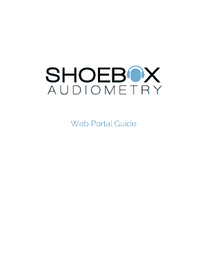 Fillable Online shoebox audiometry form Fax Email Print - pdfFiller