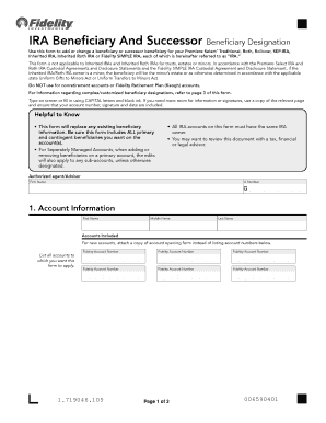 Fillable Online Use this form to add or change a beneficiary or ...