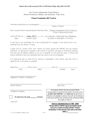 Fillable Online Download the enrollment forms - Fort Worth ISD Fax Email Print - pdfFiller