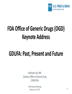 Fillable Online FDA Office of Generic Drugs (OGD) Fax Email Print ...