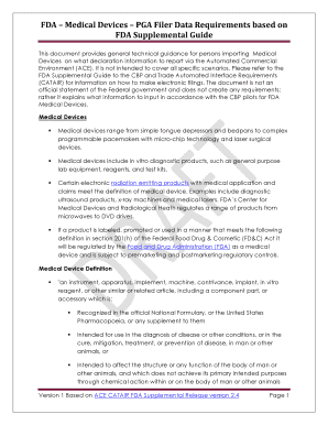 Fillable Online This document provides general technical guidance for persons importing Medical ...