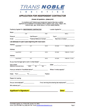 Fillable Online Printable Driver Application Fax Email Print - pdfFiller