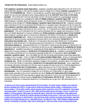 Fillable Online Florida Form Rt 6 Instructions - kocaminailesi.sonbolum ...