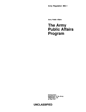 Fillable Online Army Public Affairs Fax Email Print - pdfFiller