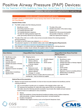 Fillable Online (PAP) Devices for the Treatment of OSA Qualifying Sleep ...