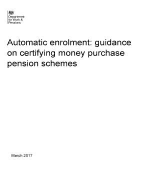 Fillable Online Automatic enrolment: guidance Fax Email Print - pdfFiller