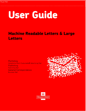 Fillable Online Machine Readable Letters & Large Fax Email Print ...