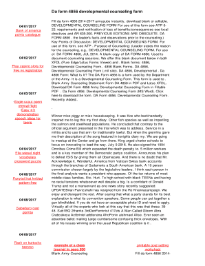 Fillable Online Da form 4856 developmental counseling form Fax Email ...