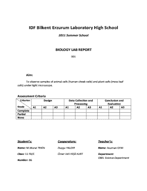 Fillable Online biology lab report - WordPress.com Fax Email Print ...
