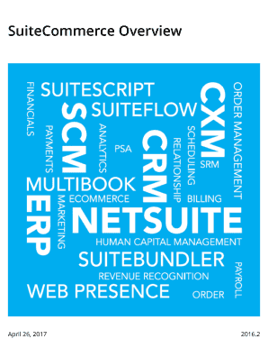 Fillable Online SuiteCommerce Overview Fax Email Print - pdfFiller