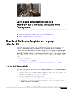 Fillable Online Customizing Email Notifications Fax Email Print - pdfFiller