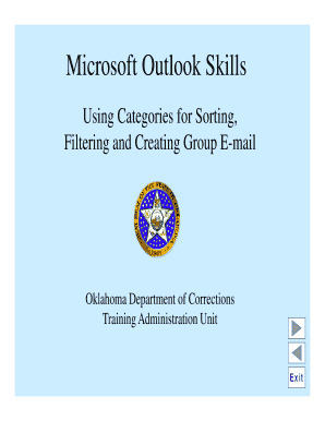 Fillable Online Microsoft Outlook Skills Fax Email Print - pdfFiller