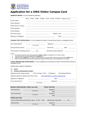Library Membership Application Form | pdfFiller