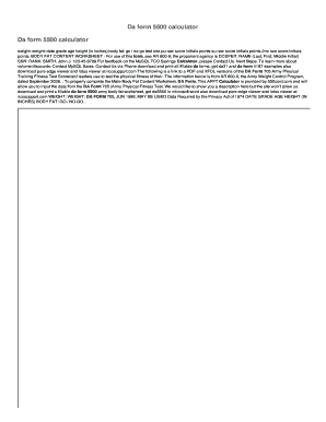 Fillable Online Da form 5500 calculator Fax Email Print - pdfFiller