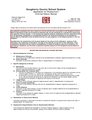 Fillable Online Dougherty County School System - Albany State ...