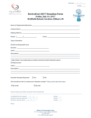 Fillable Online Received: / / Fax Email Print - pdfFiller