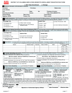 Fillable Online Employee Benefits Guide - dcps - DC.gov Fax Email Print ...