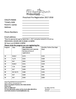 Fillable Online *Child's DOB Fax Email Print - pdfFiller