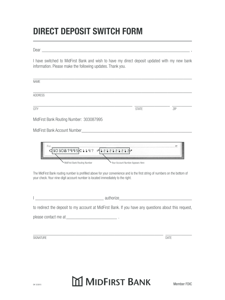 Free Direct Deposit Authorization Forms 22 Pdf Word Eforms Free 9 Sample Direct Deposit Forms 