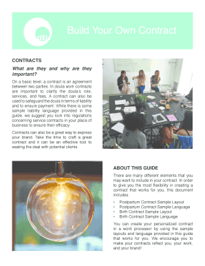 Fillable Online Build Your Own Contract Fax Email Print - pdfFiller